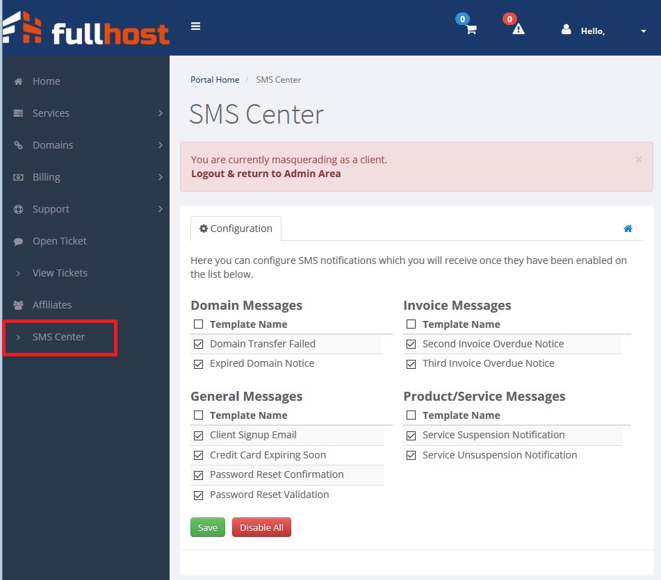 Get Notified by Text Message - SMS | FullHost Get Notified by Text Message - SMS | FullHost
